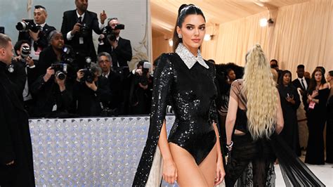 Kendall Jenners Met Gala 2023 Outfit Photos Hollywood Life