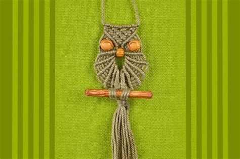 How To Make Macrame Owl Jewelry Wonderhowto
