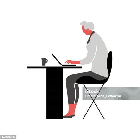 집에서 사무실 작업 및 원격 작업 프리랜서 컴퓨터에서 작업하는 사람들 사무실에서 장면입니다 온라인 교육 교육 워크샵 뉴스 및 통신 벡터 그림입니다 가공의 인물에 대한 스톡