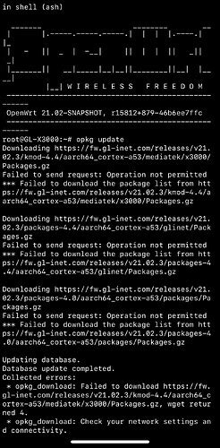 Package Knxd Missing Gl B1300 Routers Glinet