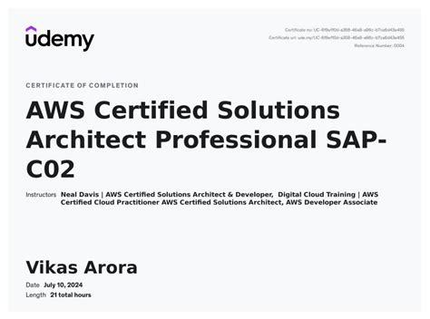 Vikas Arora☁️ On Linkedin Aws Certification Solutionsarchitect Professional