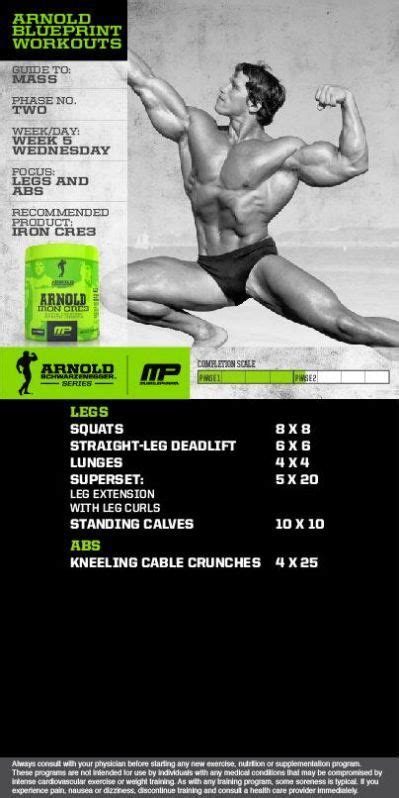 Arnold Schwarzenegger Workout Arnold Leg Workout Musclepharm