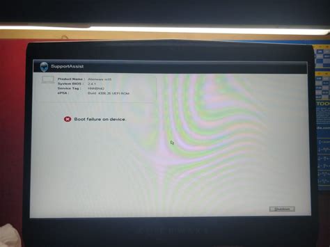 M R Boot Failure Found On Device DELL Technologies