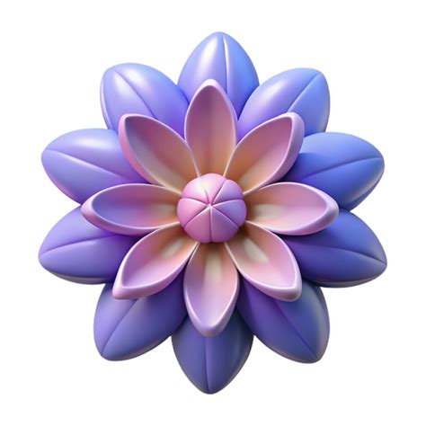 Memorable Modern Symmetrical Outline Of A Flower Crisp Edges Flat