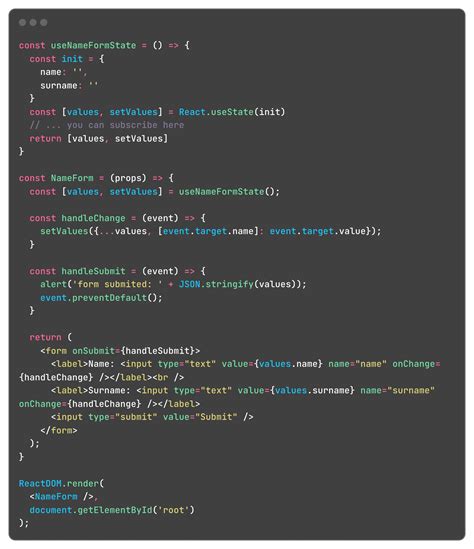 React Hooks And Forms Primehammer