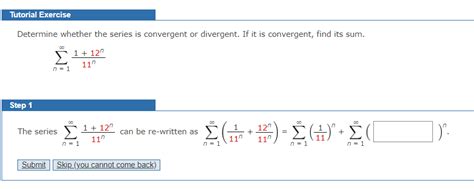 Solved Tutorial Exercise Determine Whether The Series Is