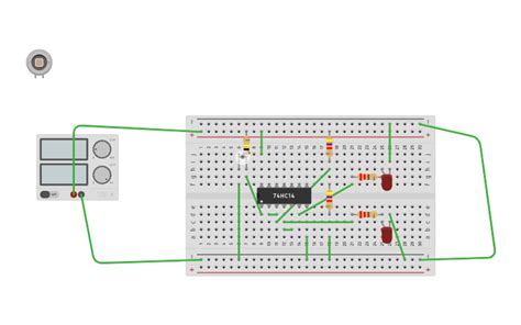 Circuit Design Set Reset Tinkercad