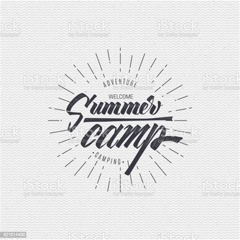 여름 뜰의배지 아이콘 포스터 라벨 인쇄 스템프 수 있습니다 Girl Scout에 대한 스톡 벡터 아트 및 기타 이미지 Girl Scout 질감 여름 캠프 Istock