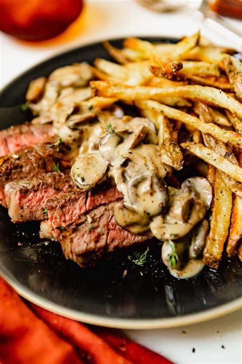 Best Steak Frites Recipe Pan Seared Crispy Oven Fries