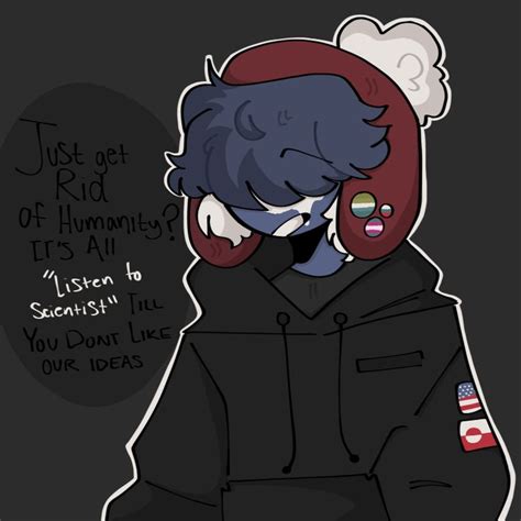 Countryhumans Antarctica Antarctica Greenland Finland