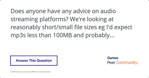 does anyone have any advice on audio streaming platforms we re looking