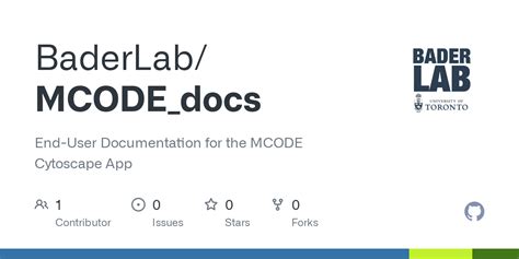 Github Baderlab Mcode Docs End User Documentation For The Mcode