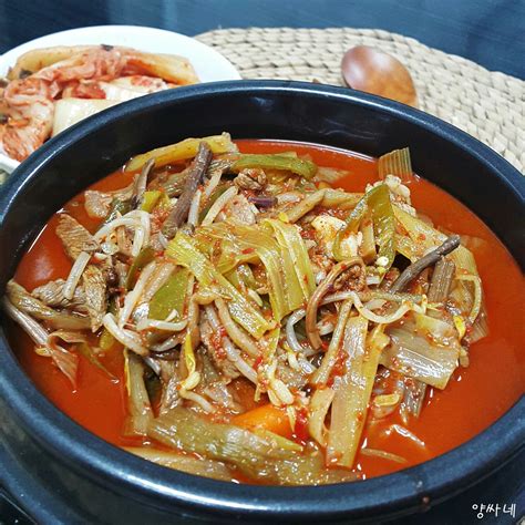 [육개장] 얼큰하고 시원한 육개장 만들기 양싸