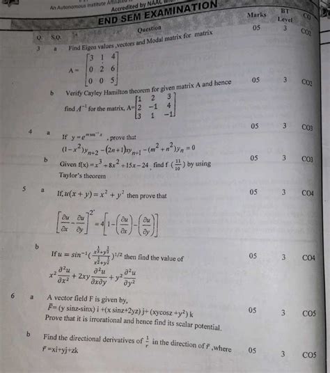 3 a find eigen values vectors and modal matrix for matrix a 3 1 4 0 2