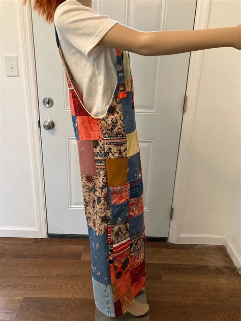 Patchwork Overalls Etsy