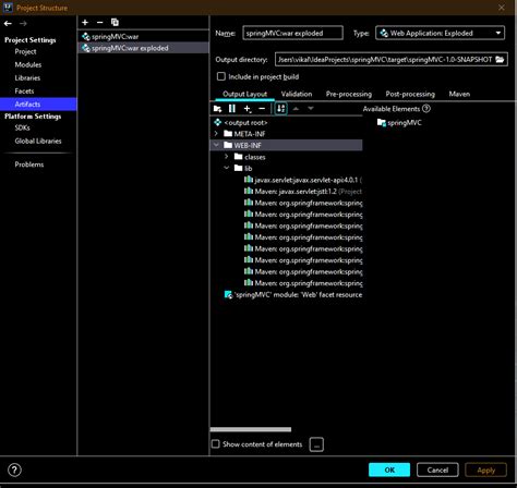 Java Spring Mvc Using Tomcat Maven And Intellij Error Stack Overflow