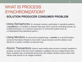 Process Synchronization In Operating Systems PPTX