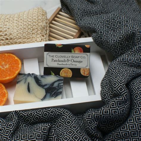Patchouli Orange And Charcoal Handmade Vegan Soap The Clovelly Soap