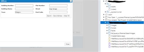 Missing Webresource Files While Running Cypress Which Then Throws An