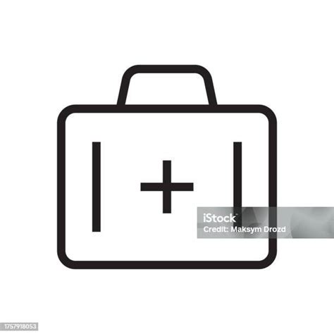 응급 처치 상자 아이콘입니다 구급 상자 의료 가방 아이콘 기호입니다 벡터 일러스트 레이 션입니다 0명에 대한 스톡 벡터 아트 및