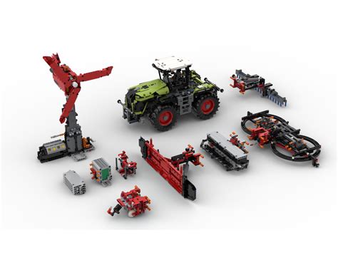 Lego Moc Attachments For Claas Xerion Trac Vc By Klimax Rebrickable Build With Lego