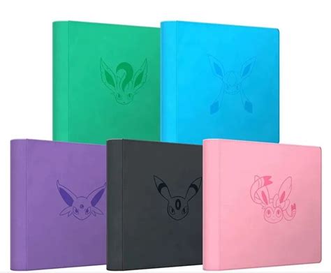 Pokemon Tcg Official Leafeon Eevee 480 Slots File Binder From Chinese T Box Ebay