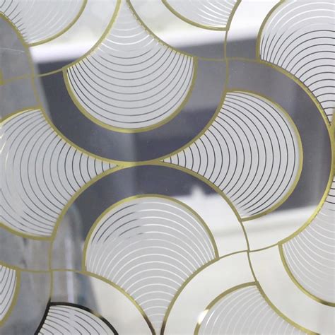 Huajinde Modern Titanium Glass Style Decorative Piece Home Office