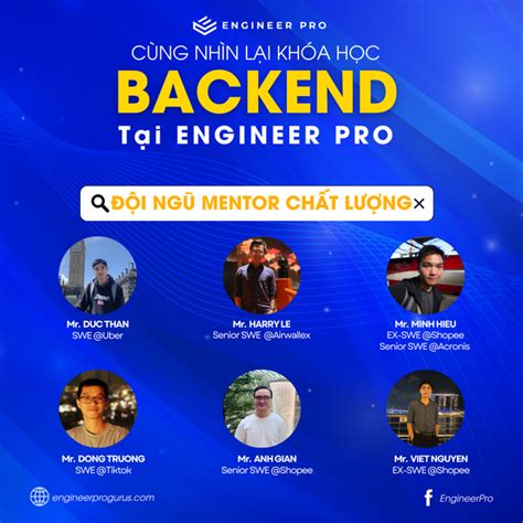 Cùng Nhìn Lại Hành Trình Các Khóa Học Backend Tại Engineer Pro Engineerpro