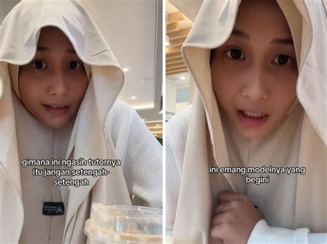 Viral Wanita Pakai Hijab Instan Malah Mirip Karakter Valak Bikin Ngakak