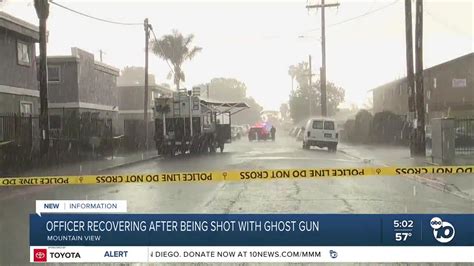 Sdpd Officer Shot In Line Of Duty Continues Recovery In Hospital