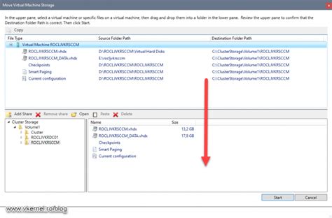 Step By Step Hyper V Storage Live Migration