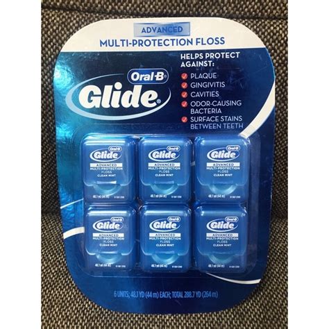 Oral B Glide Advanced Floss 165pcs Comfort Plus Clean Mint 44m Oral B Shopee Singapore