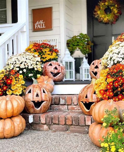 Floral And Pumpkin Fall Decorations Soul And Lane
