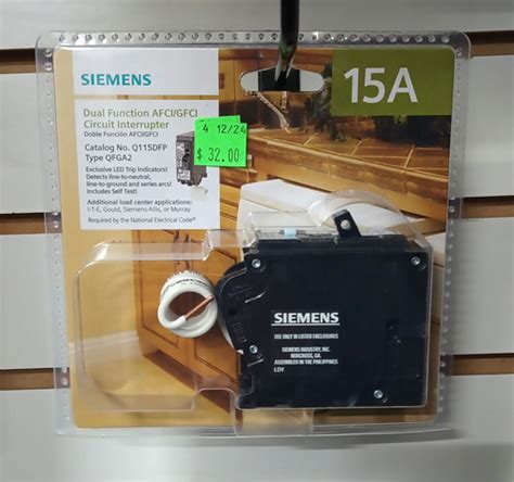 Siemens Dual Function Afci Gfci Circuit Interrupter Lebanonareahabitat