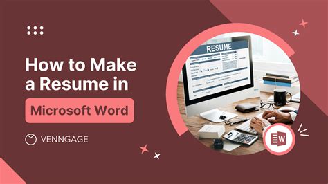 How To Make A Resume In Microsoft Word Venngage