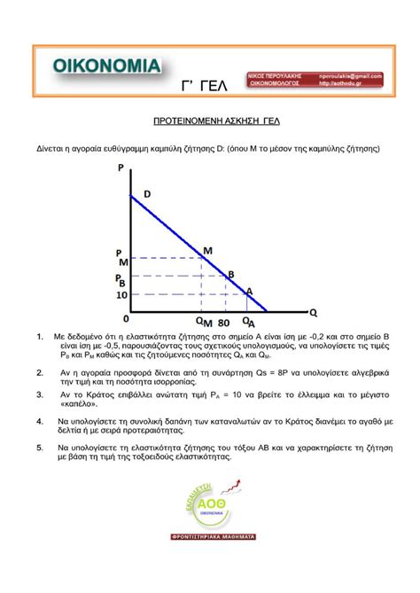 ΟΙΚΟΝΟΜΙΑ Γ ΛΥΚΕΙΟΥ