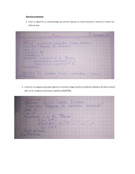 S Ejercicios Propuestos Principios De Algoritmos Studocu