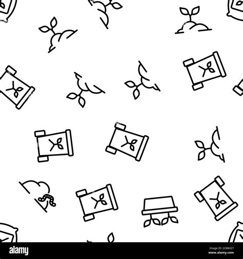 Compost Ground Soil Vector Seamless Pattern Stock Vector Image And Art