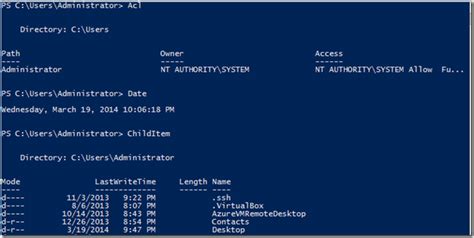 Find Out Why ‘acl And Other Cmdlets Without The ‘get ‘ Still Work