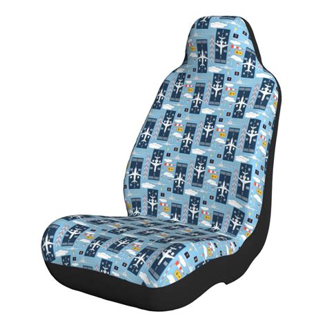 Xecao Airplanes And Aviation Signs For Automotive Seat Covers For Cars