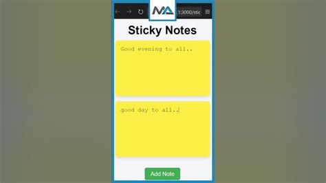 📝 Create A Sticky Notes App In 60 Seconds ⏱️ Html Css Javascript