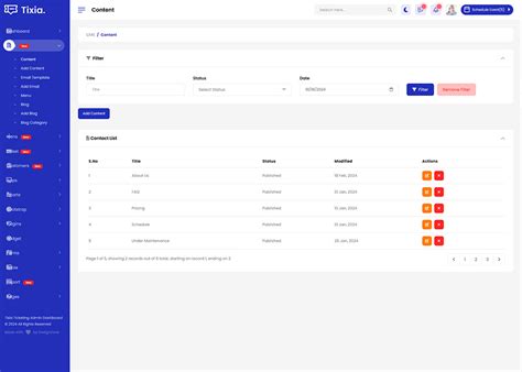 Tixia Ticketing Admin Dashboard Bootstrap Html Template Dexignzone