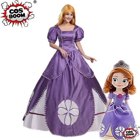 Aliexpress Com Buy Cosboom Handmade Adult Sofia The First Cosplay Princess Costume Sofia Party