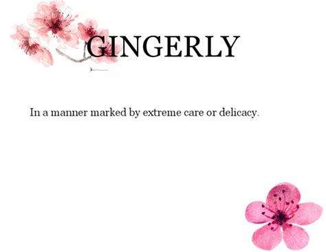 Gingerly Pdf