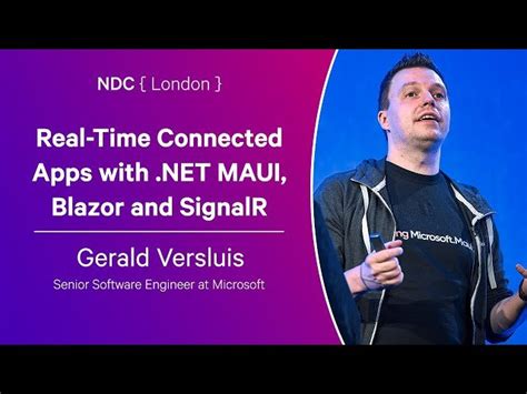 free video real time connected apps with maui blazor and signalr