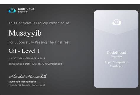Musayyib Yusuf On Linkedin Kodekloud Devops Cloudcomputing
