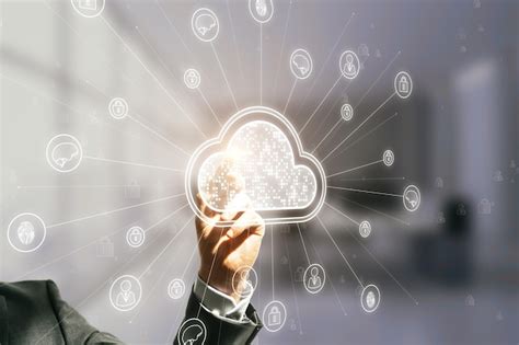 Premium Photo Cloud Computing And Storage Technology Infrastructure Concept