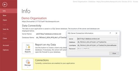 Linking An Access Web Database To Visio BVisual