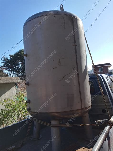 스텐탱크 온수탱크 물탱크 저장탱크 산업자재 중고나라
