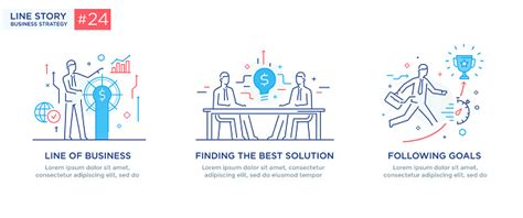 비즈니스 컨셉 일러스트 개념의 집합입니다 워크플로 성장 그래픽 비즈니스 개발 이정표 스타트업 선형 그림 아이콘 인포 그래픽입니다 랜딩 페이지 사이트 인쇄 포스터입니다 라인